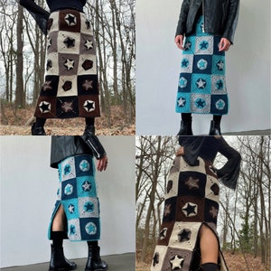 STAR Patchwork Pocket Skirt PATTERN - Etsy