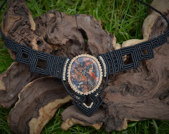 Micro Macrame Necklace - Etsy