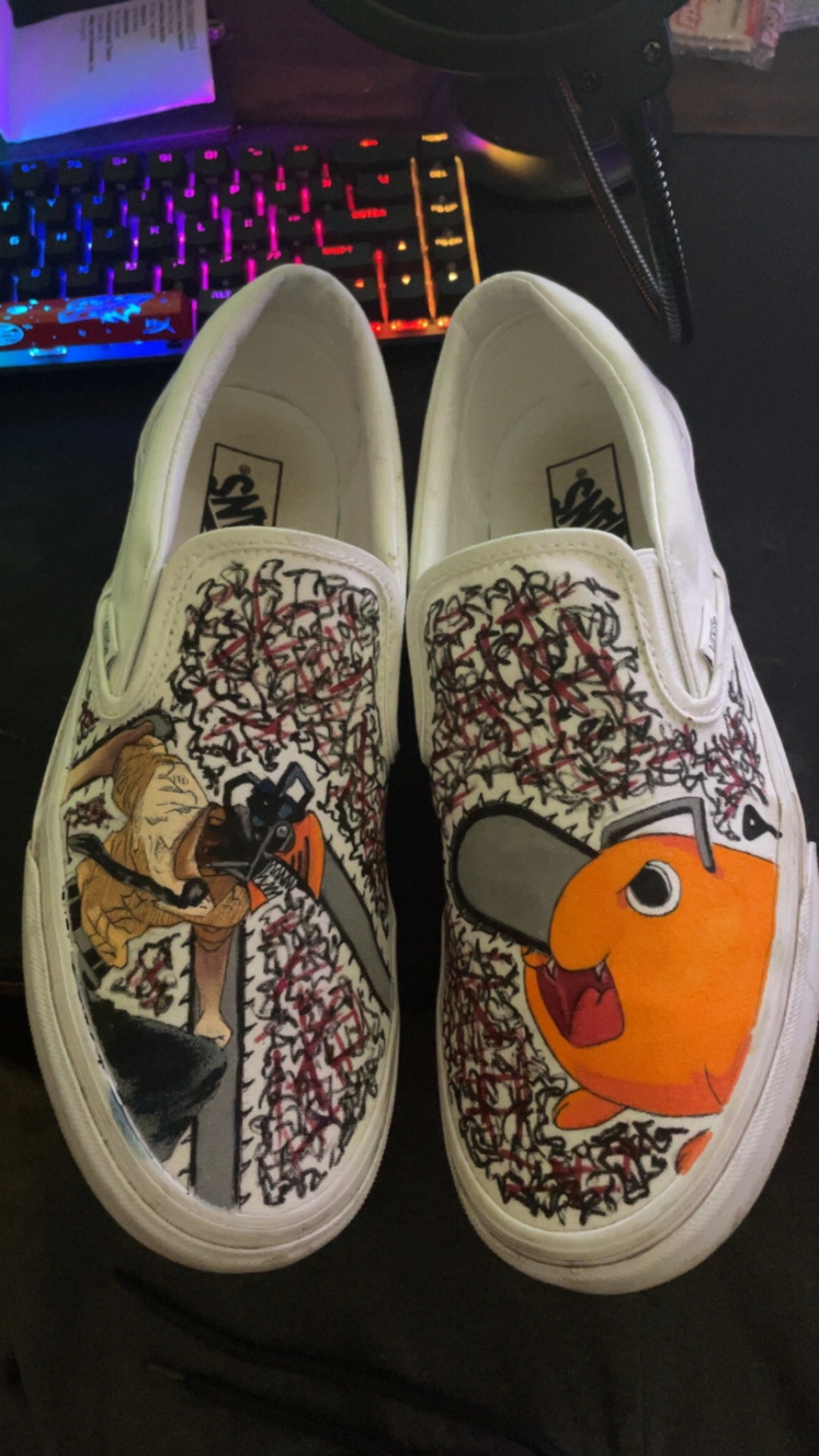 Custom Handpainted Anime Vans - Etsy
