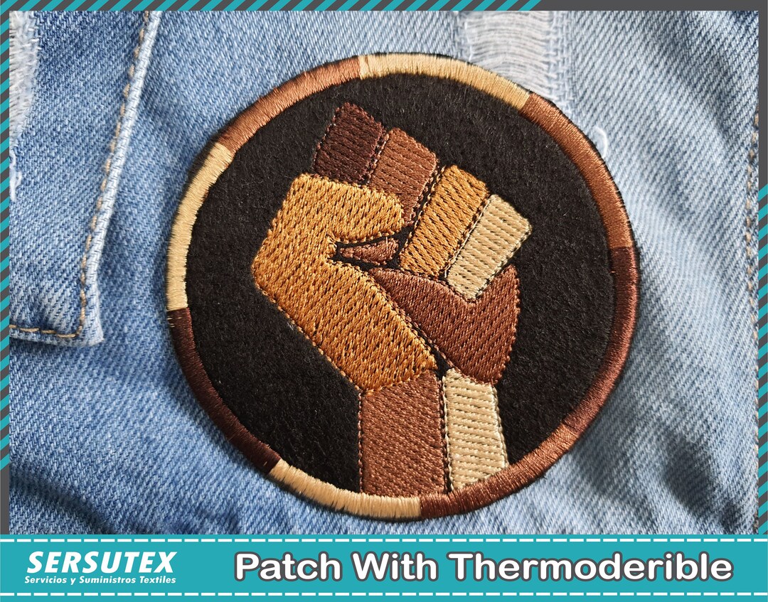 Fist Embroidered Patches / Black Lives Matter / Iron on Patch - Etsy