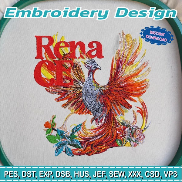 Phoenix Embroidery - Etsy