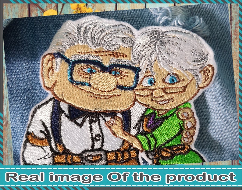 Embroidery Designs Grandparents Couple From the UP Movie an - Etsy