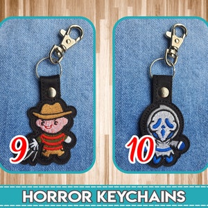 Horror Movie Keychains - Etsy