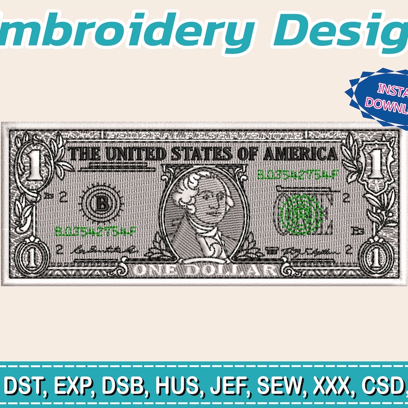 One Dollar Bill - Etsy