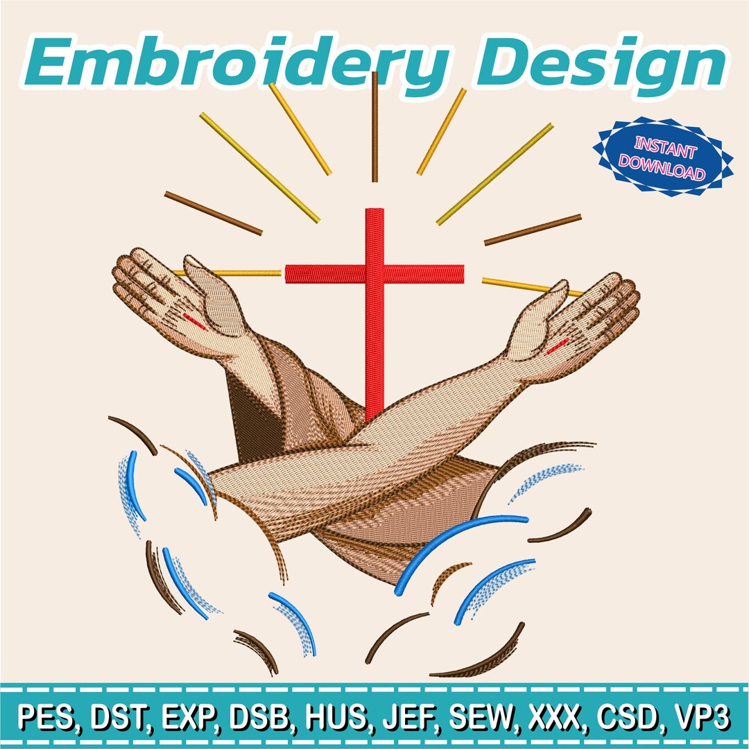 Embroidery Design / the Hands of Christ / Religious Embroidery ...