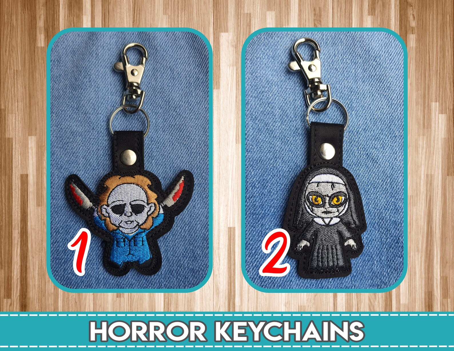 Horror Movie Keychains - Etsy