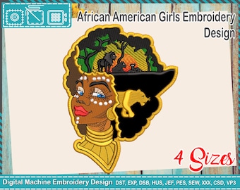 African Map Embroidery - Etsy