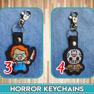 Horror Movie Keychains - Etsy