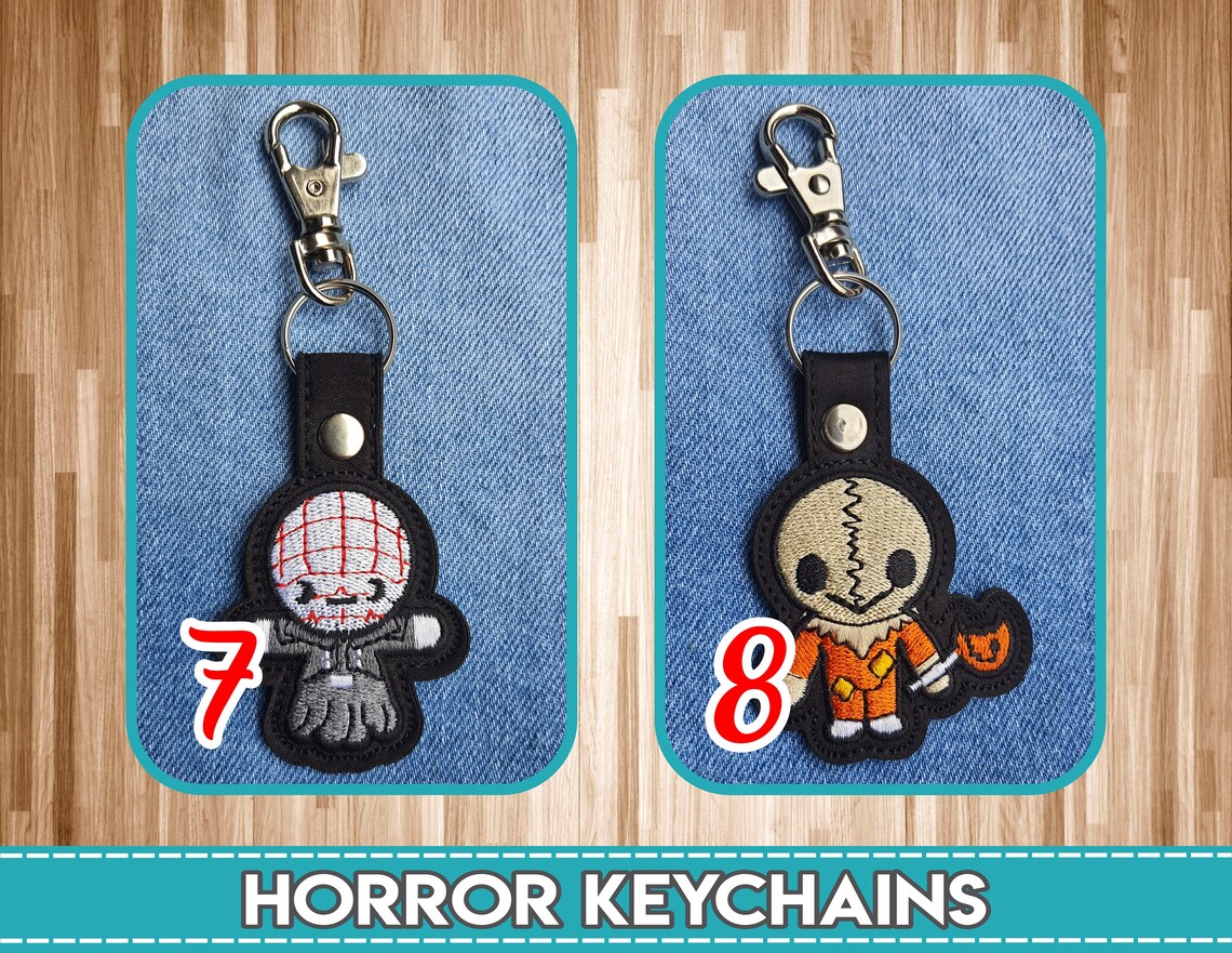 Horror Movie Keychains - Etsy