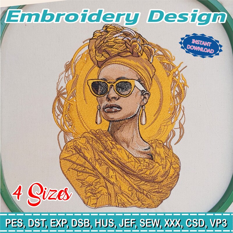 African American Embroidery - Etsy