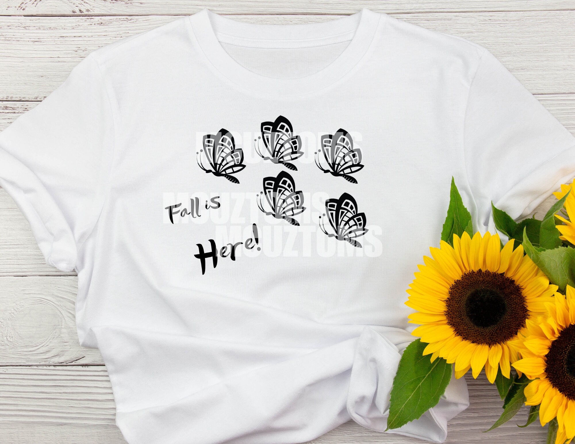Fall is Here PNG, DTF Printable, HTV Vinyl, Sublimation - Etsy