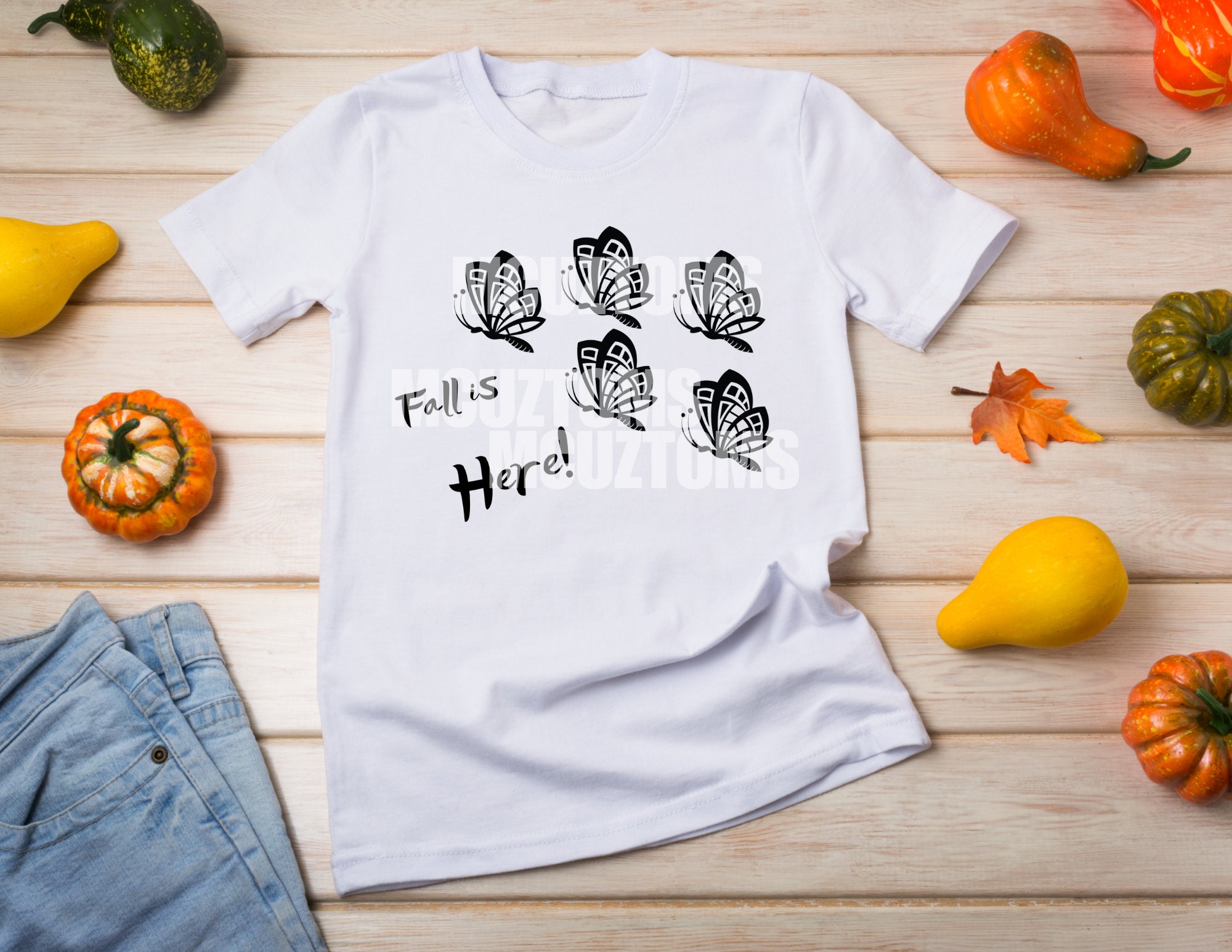 Fall is Here PNG, DTF Printable, HTV Vinyl, Sublimation - Etsy