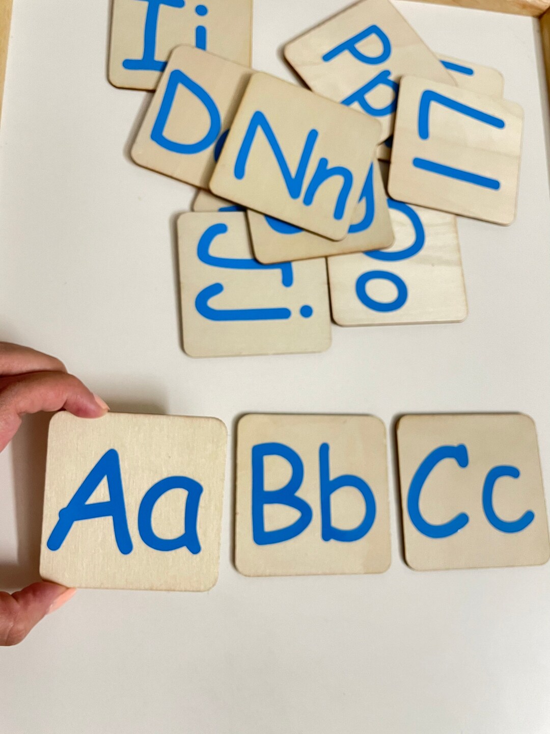 Alphabet Learning Tiles - Etsy