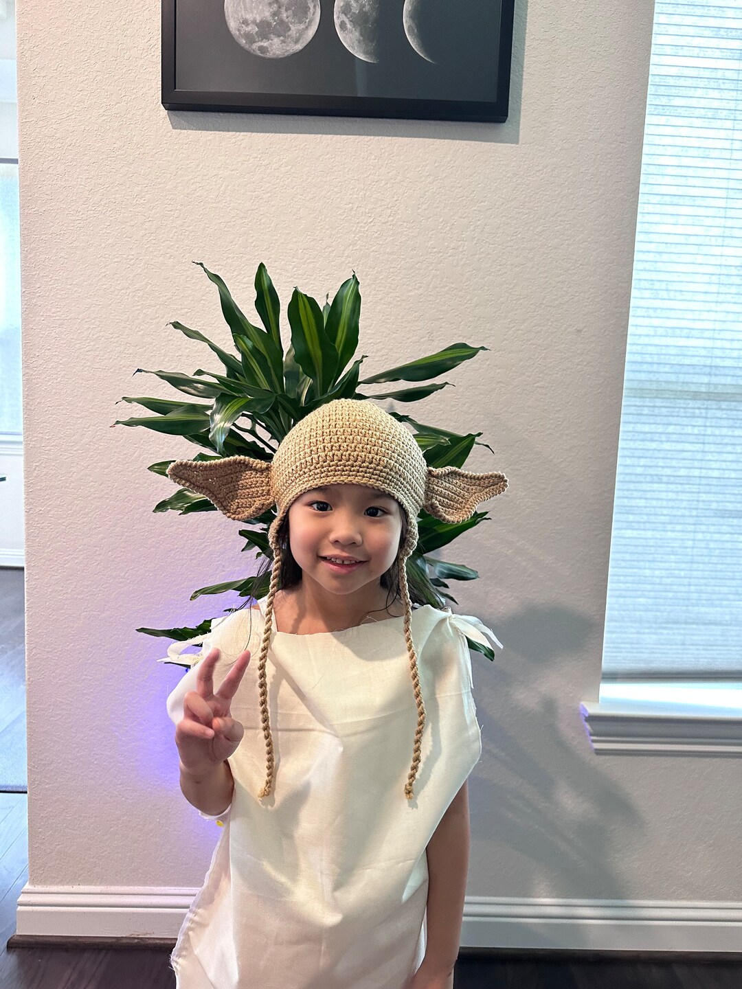 House Elf Crochet Hat, Dobby Ears, Dobby From Harry Potter Crochet Hat ...