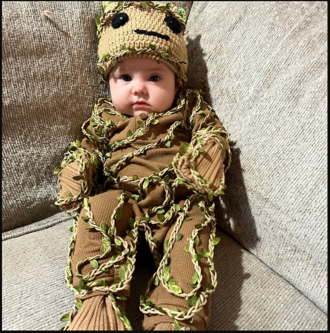 Crochet Baby Groot Hat: Handmade Guardians of the Galaxy Hat - Etsy