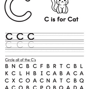Preschool Curriculum A-Z Alphabet Workbook Pages, Letter a Week Work ...