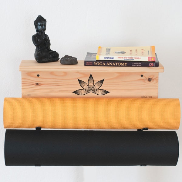 Yoga Mat Wall Holder - Etsy