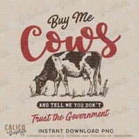 Totally Stressed Out Cow PNG - Etsy