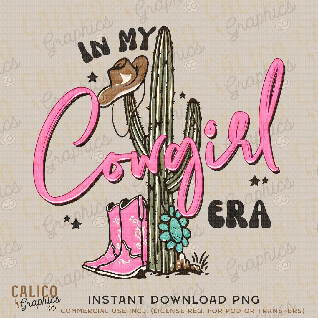 In My Cowgirl Era Western Instant Digital Download | Trendy Western ...