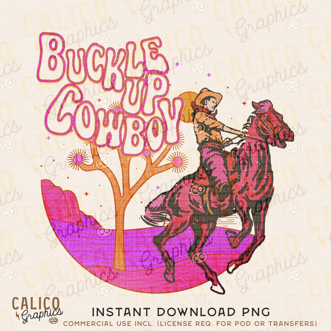 Buckle up Cowboy Western Instant Digital Download | Trendy Western ...