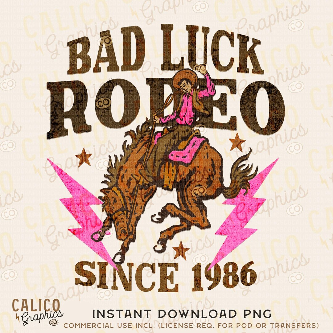 Rodeo Cowboy Checkered Western Instant Digital Download | Trendy ...