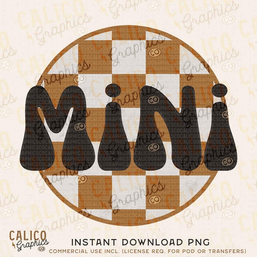 Mini Checker Tan Brown Western Instant Digital Download | Trendy ...