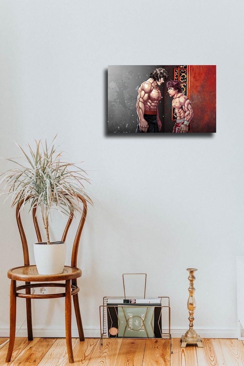 Baki Hanma Vs Kengan Ashura Poster, Canvas Wall Art, Room Wall Decor - Etsy