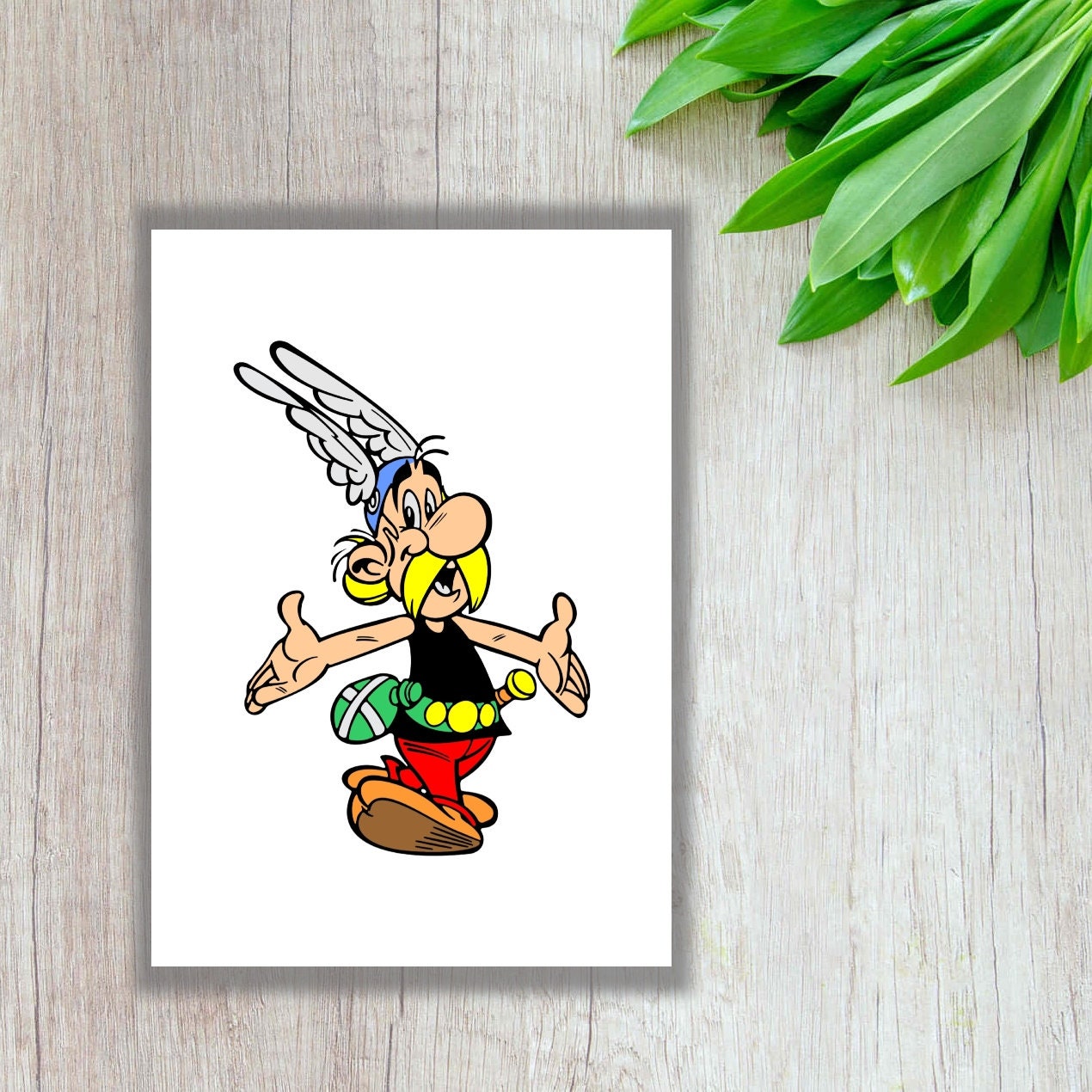Asterix and Obelix Print, Digital Comics Print, Printable Digital ...