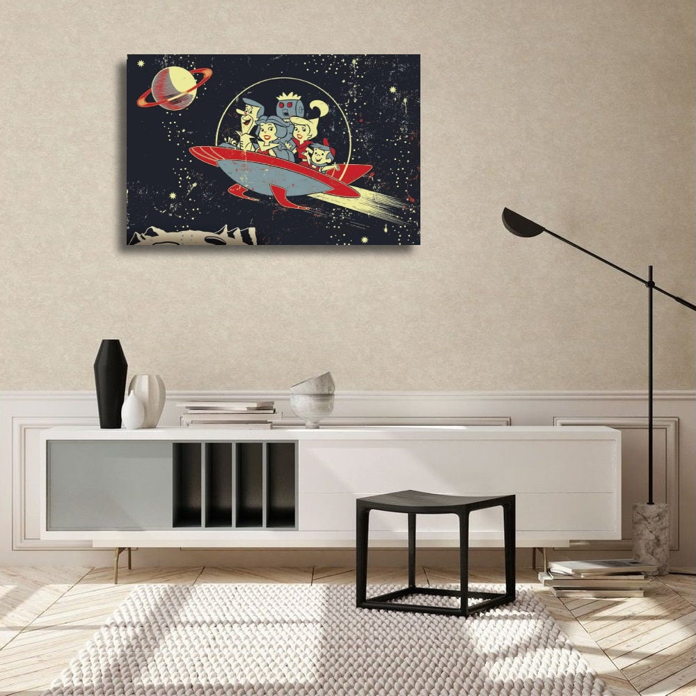 Jetson Family Poster, Canvas Wall Art, Unframed Nursery Room Decor - Etsy