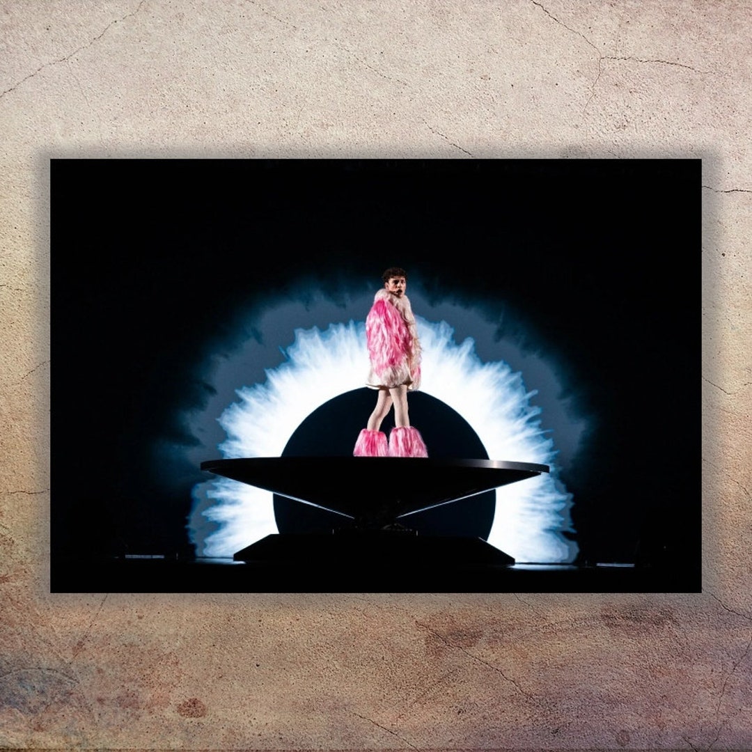 Nemo the Code Poster, Eurovision 2024 Switzerland, Canvas Wall Art ...