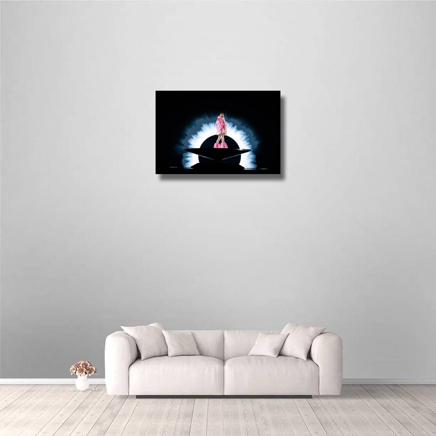 Nemo the Code Poster, Eurovision 2024 Switzerland, Canvas Wall Art ...