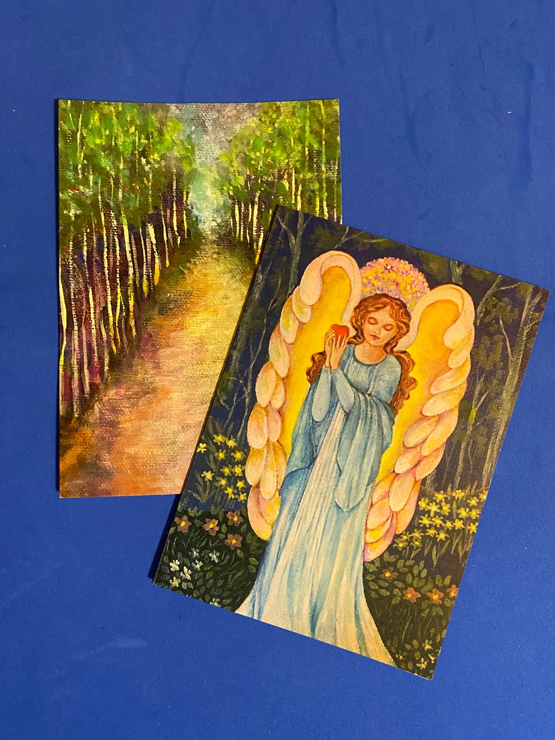 Angel & Path Sympathy Cards: Unique Thinking of You Set - Etsy