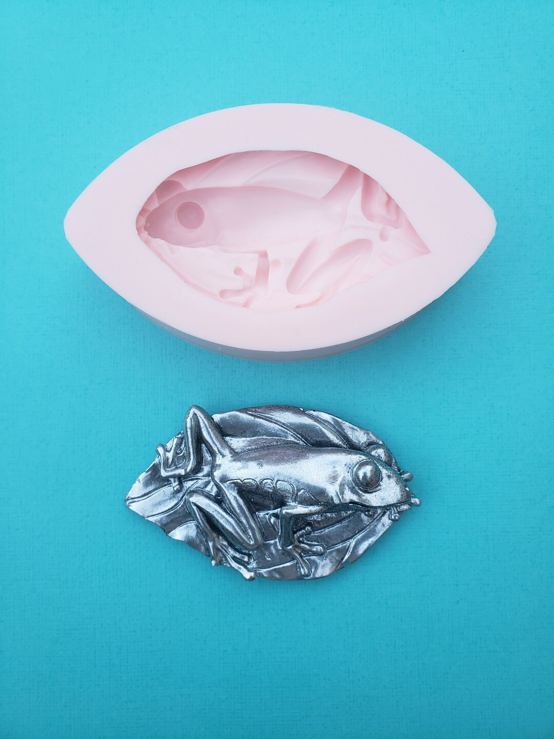 Tree Frog, Frogs, Leaf, Animal Silicone Rubber Mold for Resin, Cake ...