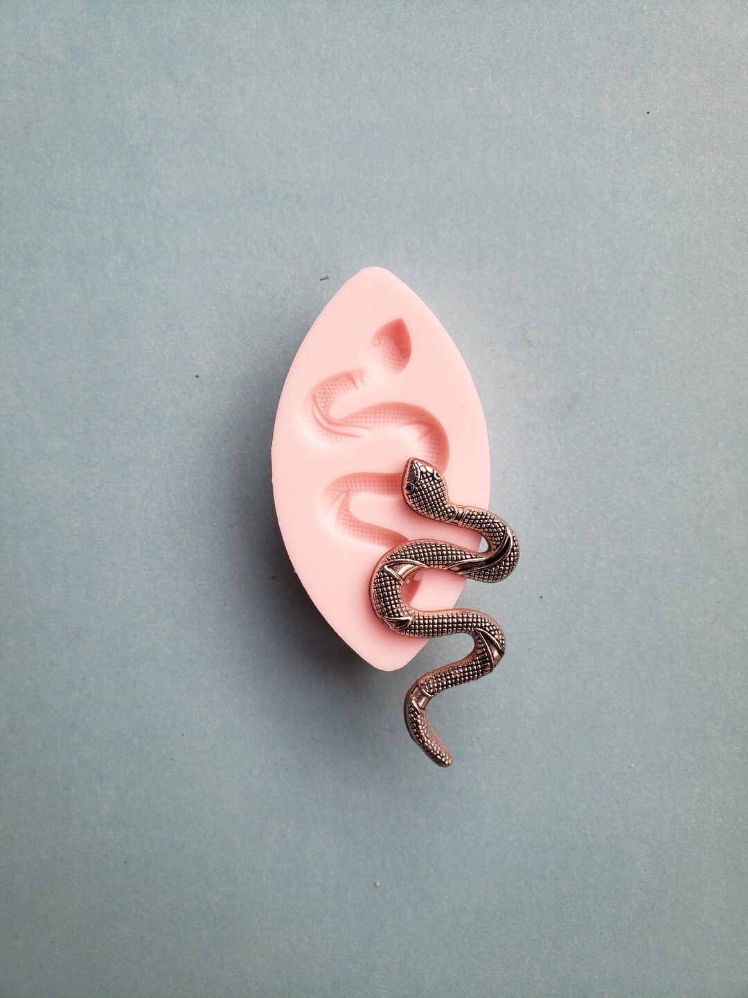 Snake Reptile Animal Silicone Rubber Mold for Resin, Jewelry, Clay ...