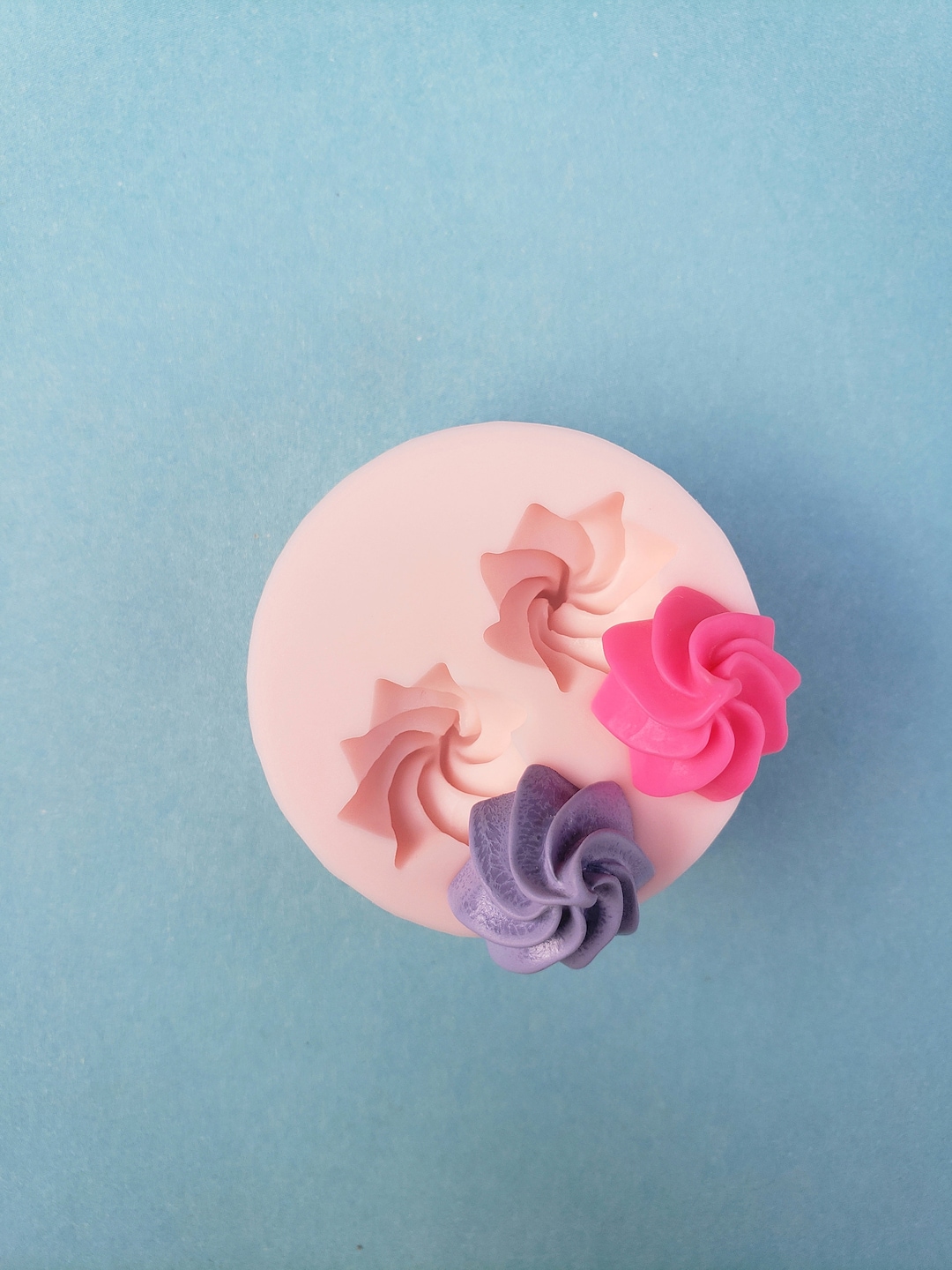 Icing Frosting Dollops Silicone Rubber Mold for Cake, Candy, Fondant ...