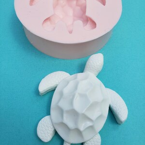 Sea Turtle Silicone Rubber Mold for Resin, Cake, Candy, Fondant, Baking ...
