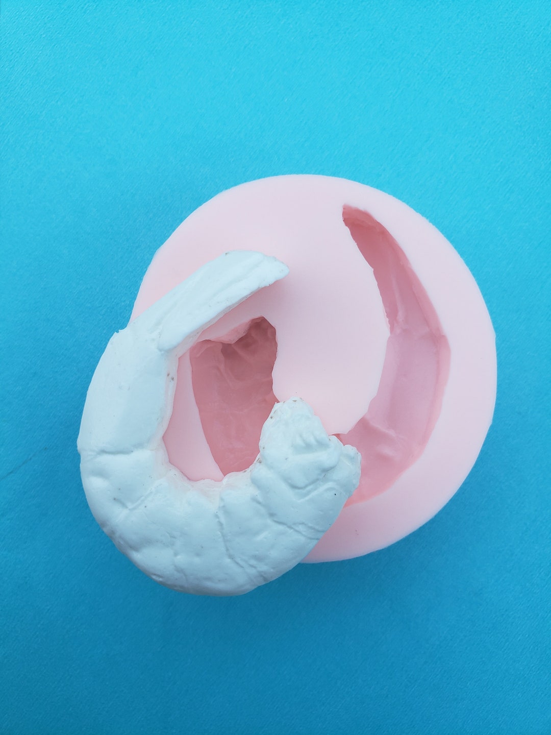 Shrimp Seafood Shellfish Prawn Silicone Rubber Mold for Resin, Cake ...