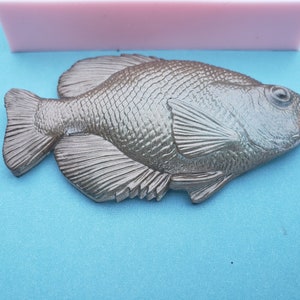 Freshwater Fish, Pan Fish, Silicone Rubber Mold for Resin, Cake, Candy ...