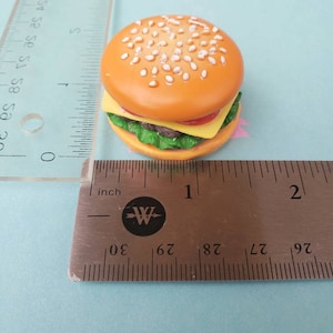 Cheeseburger, Burger, Sandwich Silicone Rubber Mold for Cake, Candy ...