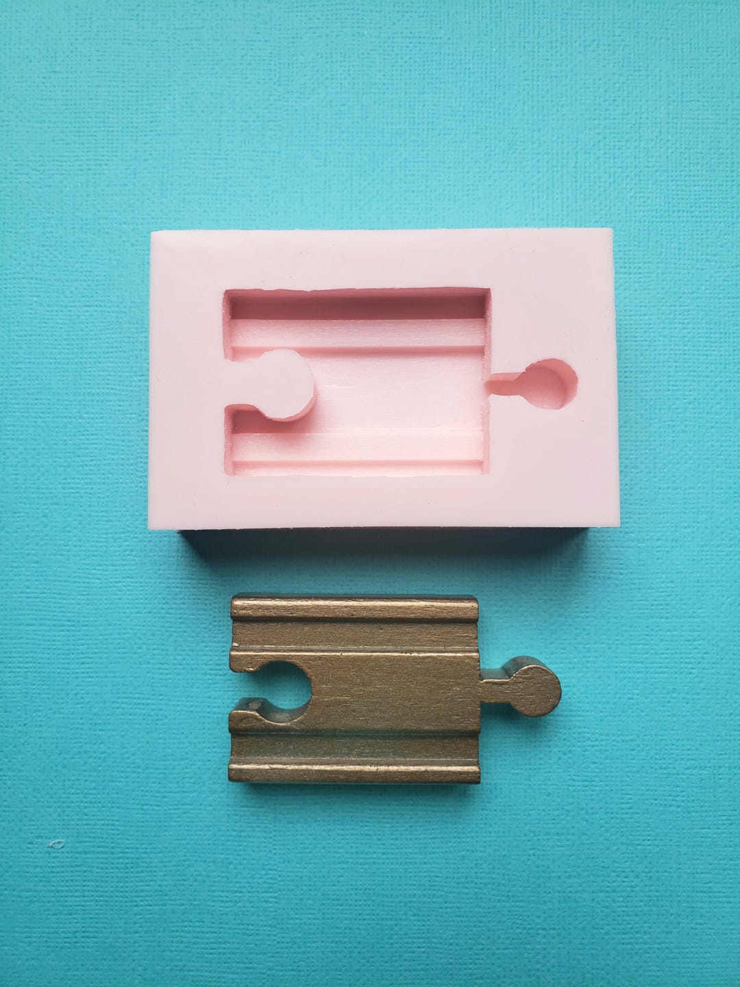 Wooden Train Track Silicone Rubber Mold for Resin, Jewelry, Clay ...