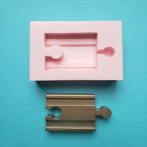 Wooden Train Track Silicone Rubber Mold for Resin, Cake, Candy, Fondant ...