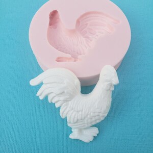 Chicken Hen Farm Animal Silicone Mold for Resin, Candy, Fondant ...