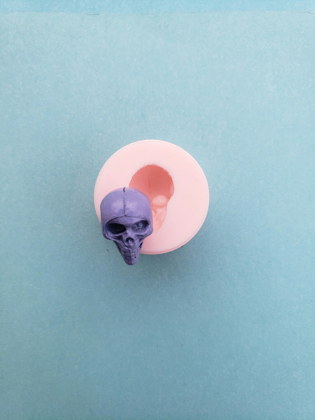 Skull Skeleton Cranium Silicone Rubber Mold for Resin, Cake, Candy ...