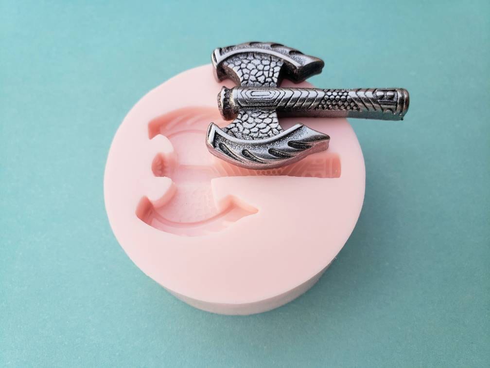 Warrior Viking Nordic Tribal Axe Silicone Rubber Mold for - Etsy