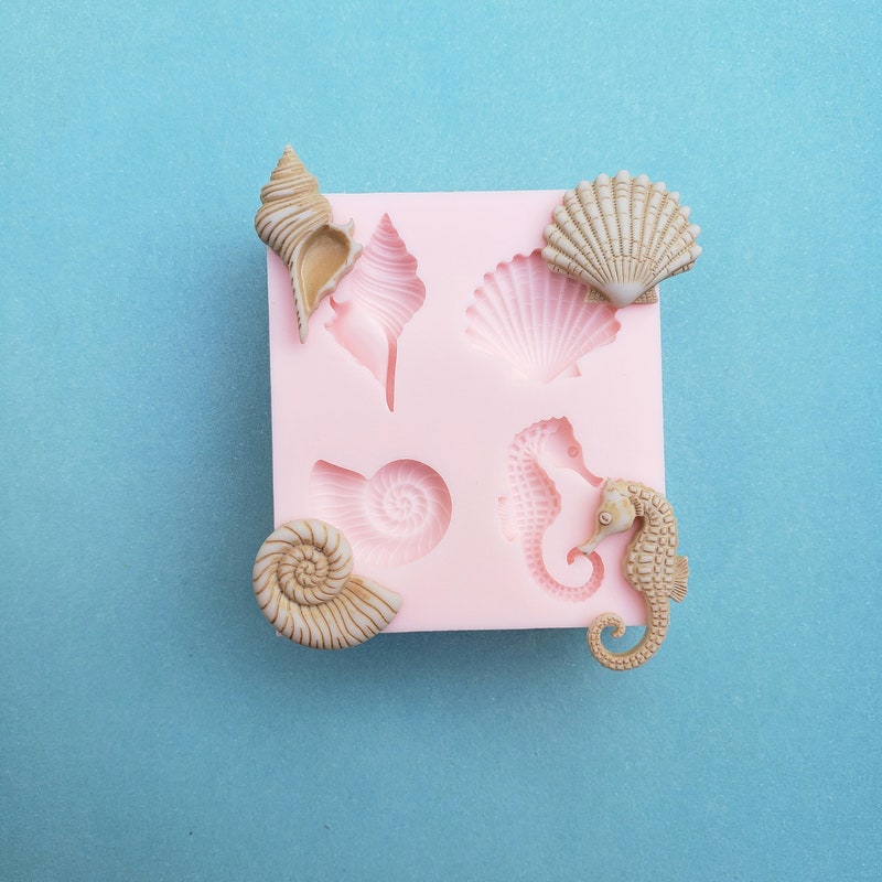 Seashell Fondant Molds - Etsy
