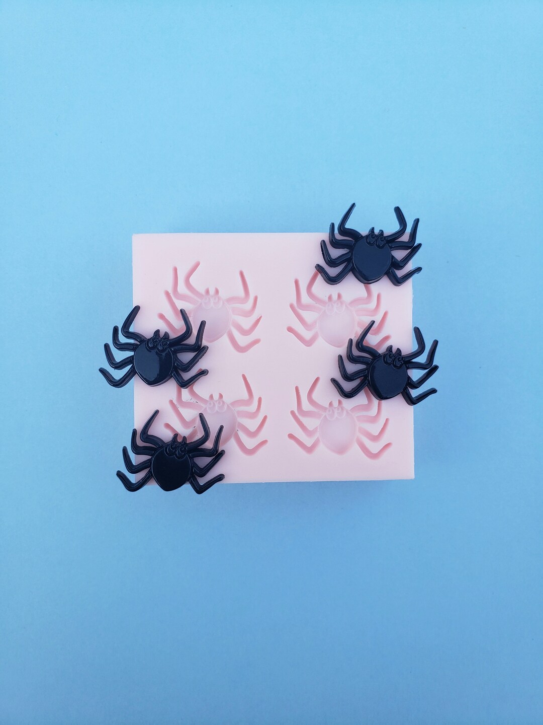 Spiders Insects Bugs Silicone Rubber Mold for Resin, Jewelry, Clay ...