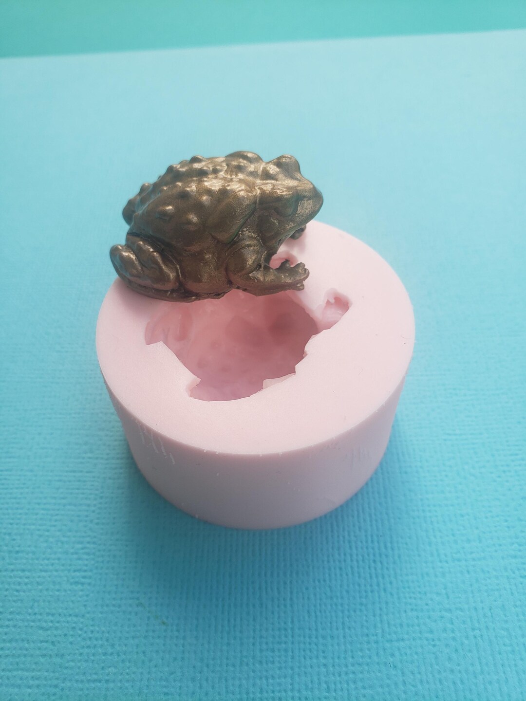 Toad Amphibian Frog Silicone Mold for Resin, Polymer Clay, Gypsum, Wax ...