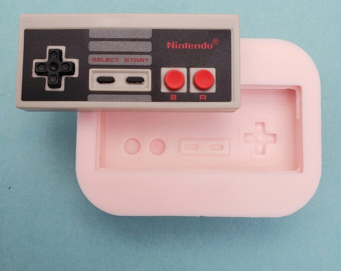 Retro Video Game Controller Silicone Rubber Mold for Jewelry, Resin ...