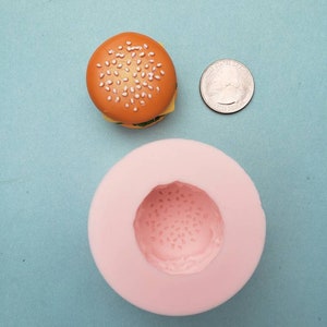 Cheeseburger, Burger, Sandwich Silicone Rubber Mold for Cake, Candy ...