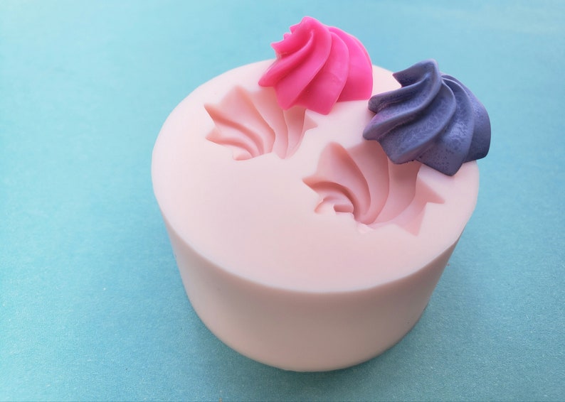 Icing Frosting Dollops Silicone Rubber Mold for Cake Candy - Etsy